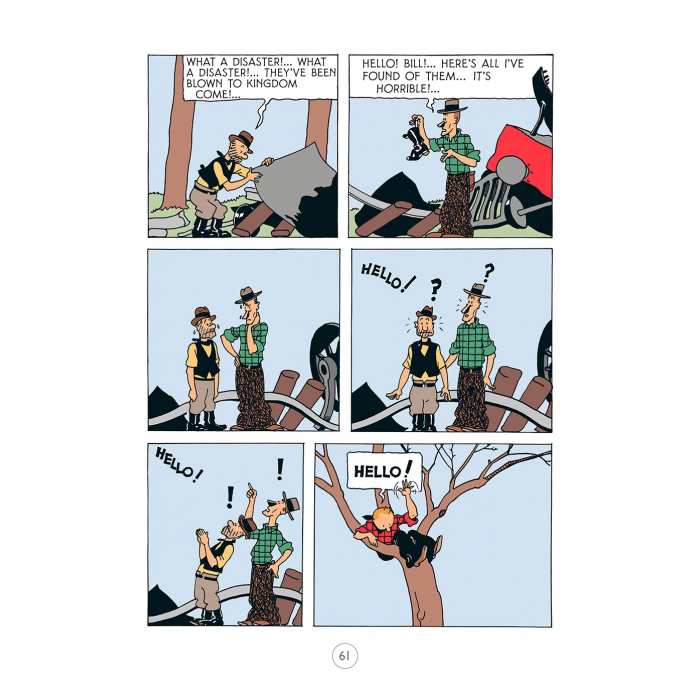 Album The Adventures of Tintin T3 - Tintin in America color version V1 ...