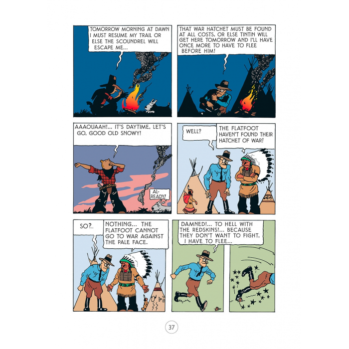 Album The Adventures of Tintin T3 - Tintin in America color version V2 ...