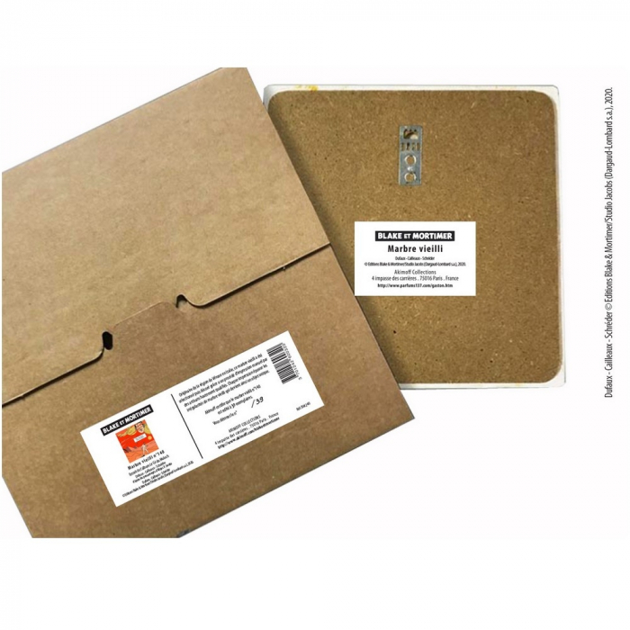 Collectible marble sign Blake and Mortimer Scream of Moloch, Olrik ...