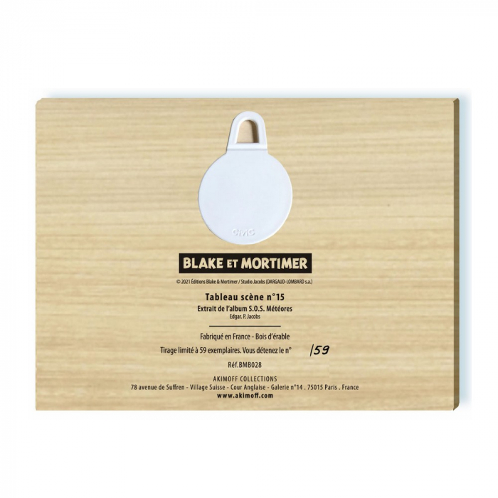 Collectible scene Akimoff Blake and Mortimer, Colonel Olrik (2021)