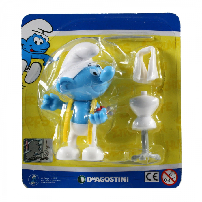 Collectible figurine DeAgostini The Smurfs, Hospital Half House (Nº13)