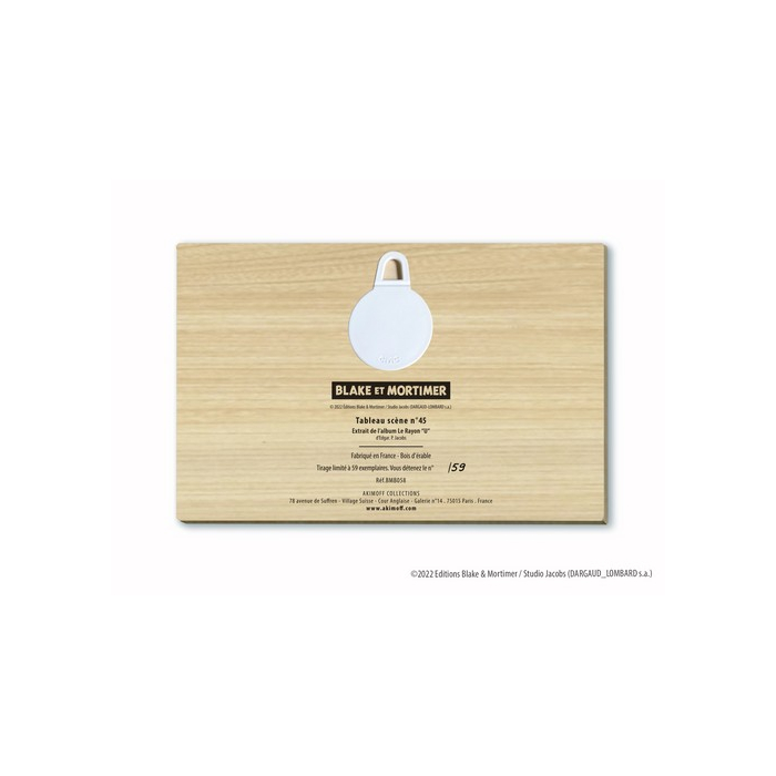 Tableau collection Akimoff Blake et Mortimer, Le Rayon U (2022)