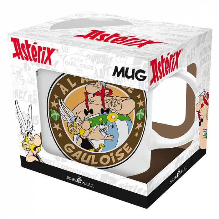 The Good Gift porcelain mug Asterix and Obelix (L'Auberge Gauloise)