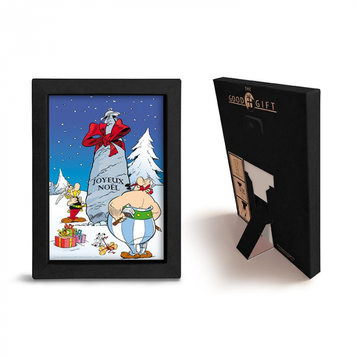 Cadre de collection Kraft The Good Gift Astérix et Obélix Joyeux Noël ...