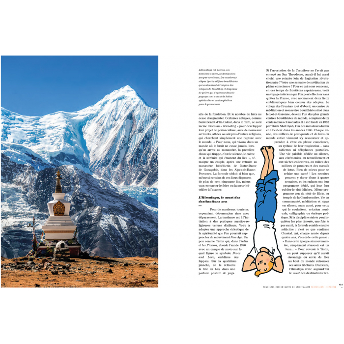 Magazine GEO Edition Tintin c'est l'aventure, train journeys Nº14 FR (2022)