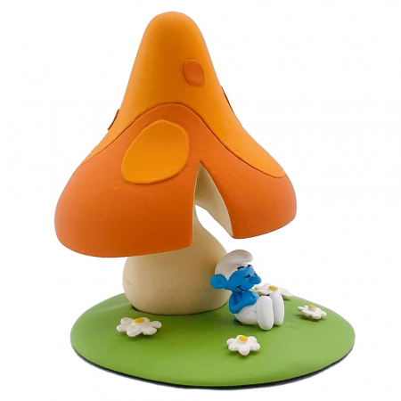 Collectible figurine the Smurfs, The Lazy Smurf (2022)