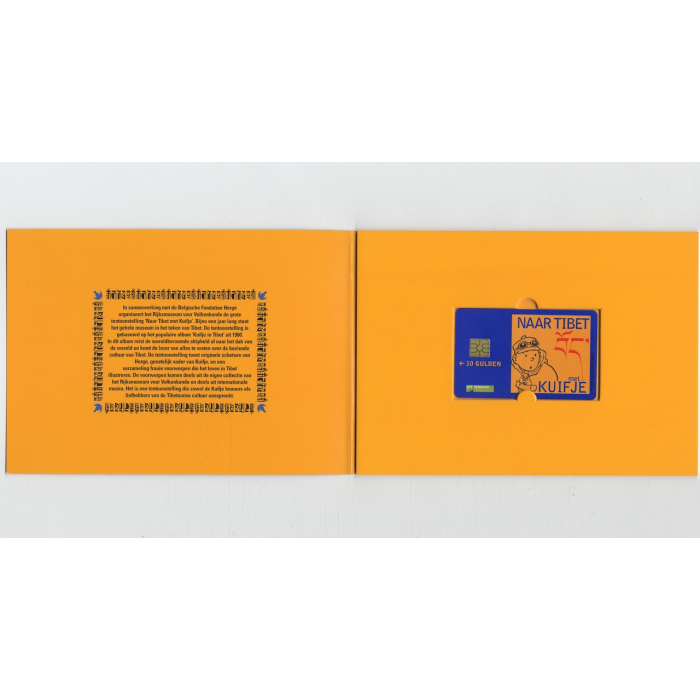 Collectible Phone Card Hergé Tintin, PTT Telecom Naar Tibet met Kuifje ...