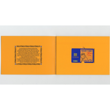 Collectible Phone Card Hergé Tintin, PTT Telecom Naar Tibet met Kuifje ...