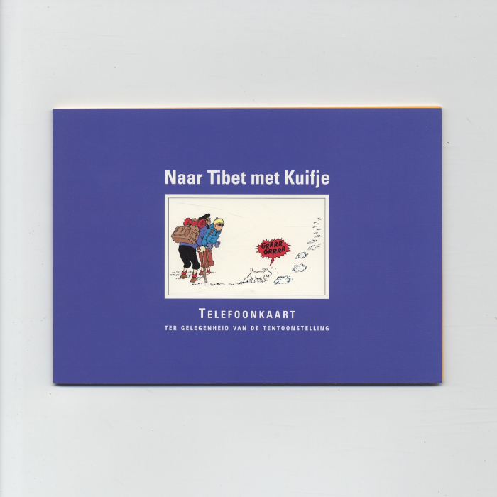Collectible Phone Card Hergé Tintin, PTT Telecom Naar Tibet met Kuifje ...
