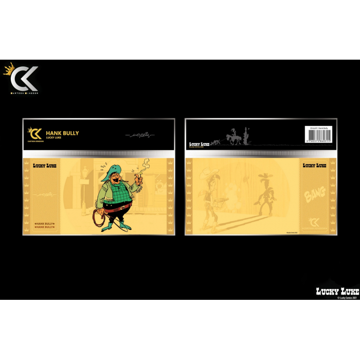 Billet de collection CK Golden Ticket Lucky Luke (Hank Bully)