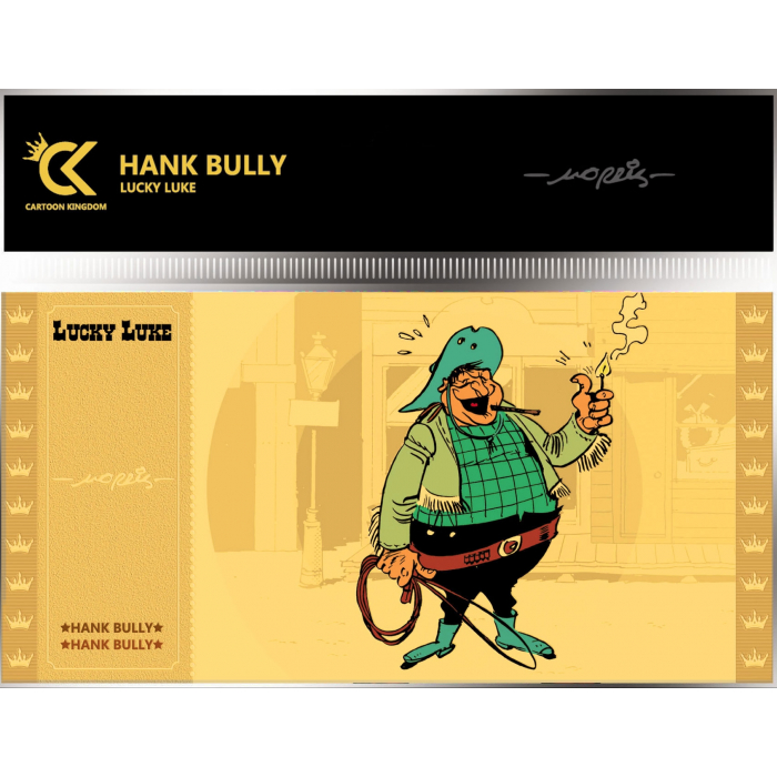 Billet de collection CK Golden Ticket Lucky Luke (Hank Bully)