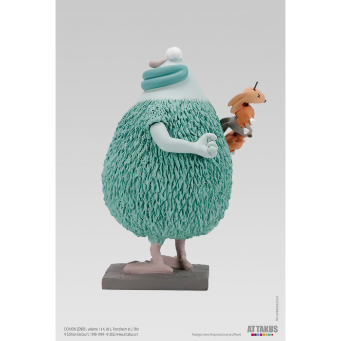 Collectible figurine Attakus Dungeon Grogro with small rabbits ...