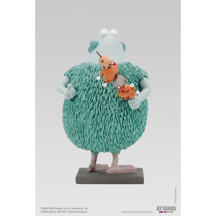 Collectible figurine Attakus Dungeon Grogro with small rabbits ...