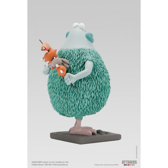 Collectible figurine Attakus Dungeon Grogro with small rabbits ...