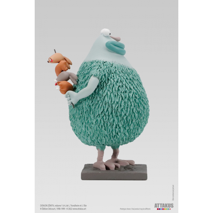 Collectible figurine Attakus Dungeon Grogro with small rabbits ...