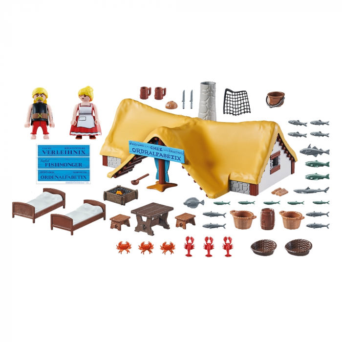 Playmobil collection Asterix and Obelix, Hut of Unhygienix (71266)