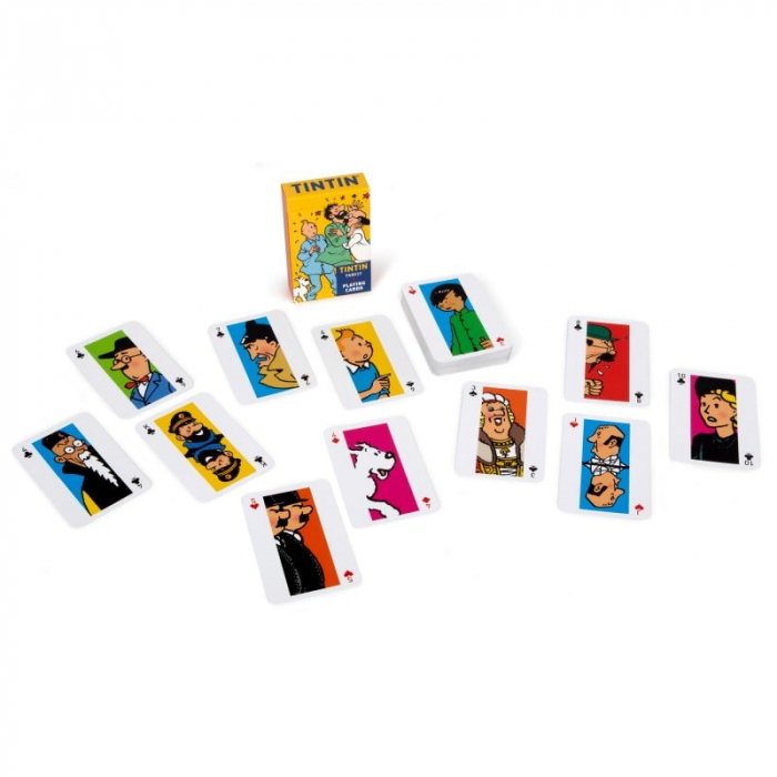 54 French Playing cards Tintin: Tintin Family EN (51066)