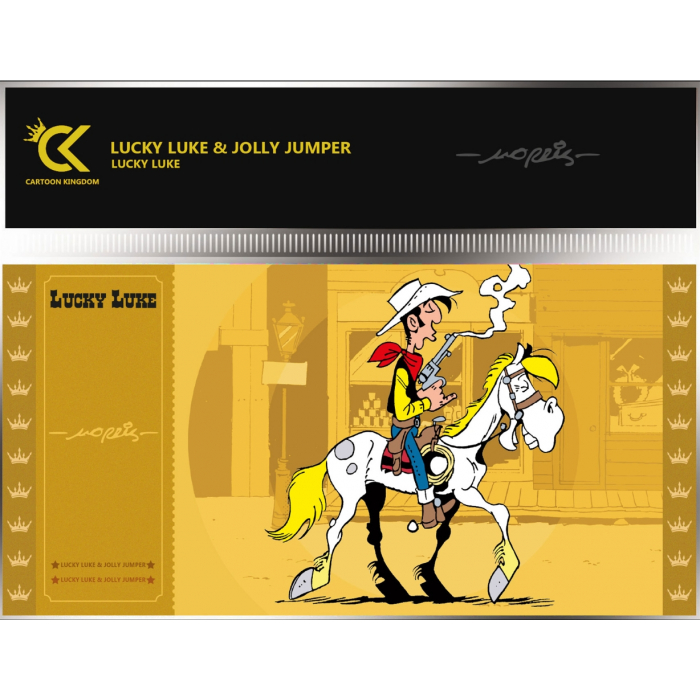 Collectible Ck Golden Ticket Lucky Luke Riding On Jolly Jumper