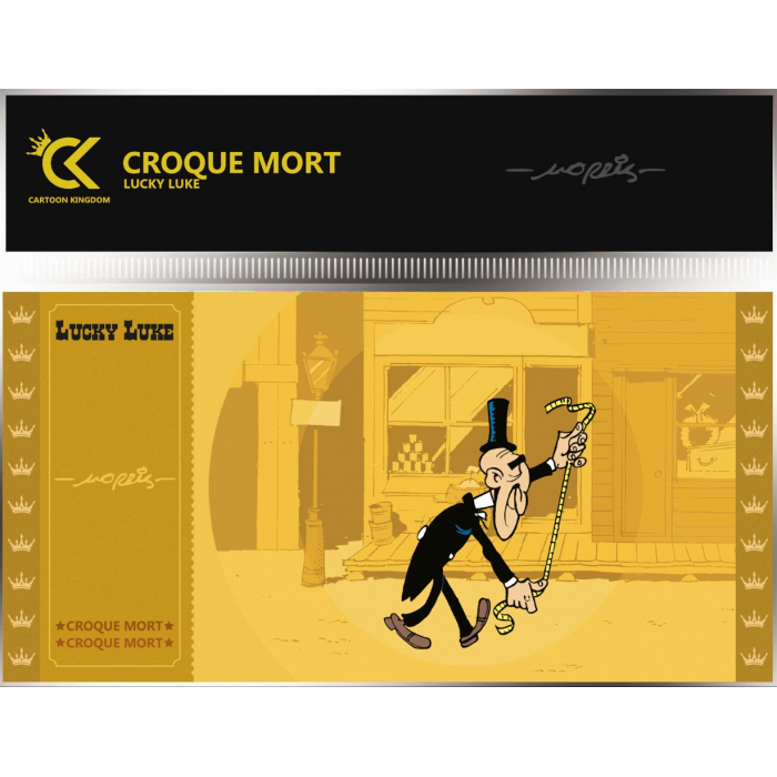 Billet de collection CK Golden Ticket Lucky Luke (Croque Mort)