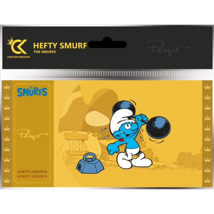Collectible CK Golden Ticket The Smurfs (Hefty Smurf)