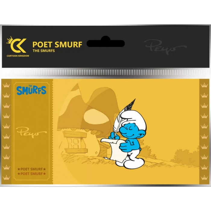 Collectible CK Golden Ticket The Smurfs (Poet Smurf)