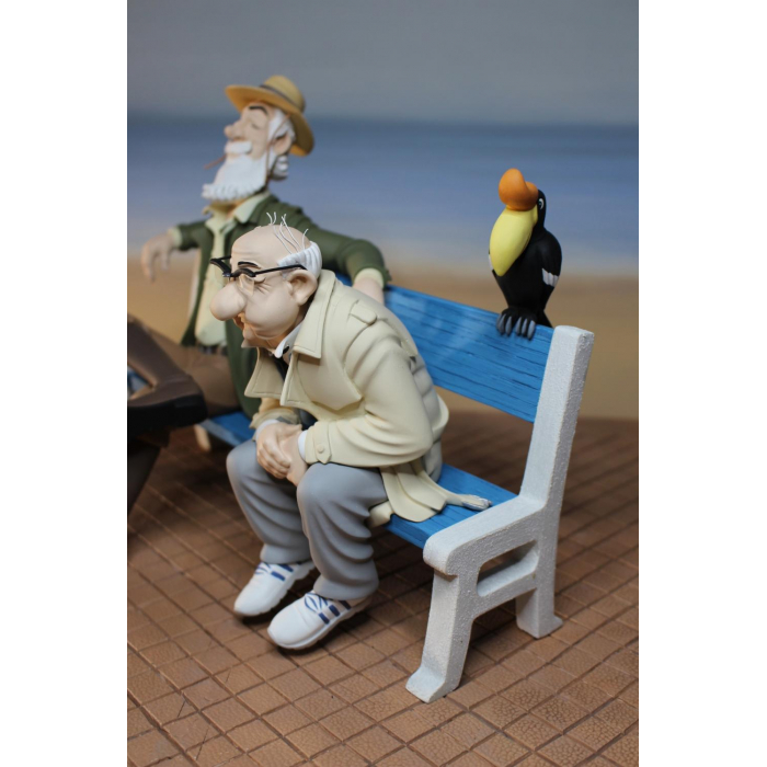 Figurine de collection Sylvain Testard Tananarive, Jo et Amédée (2023)