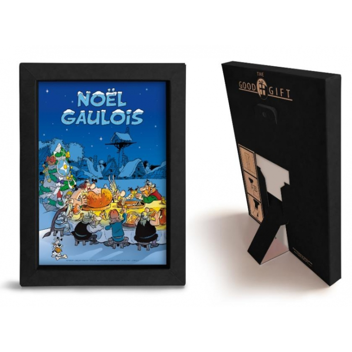 Cadre de collection Kraft The Good Gift Astérix et Obélix Noël Gaulois ...