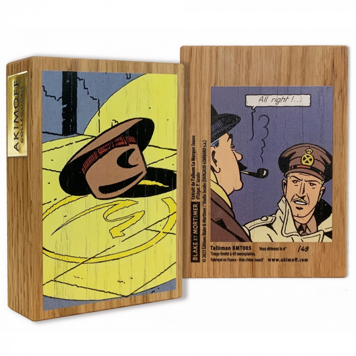 Talismán de colección Akimoff Blake y Mortimer, La Marca Amarilla (2023)