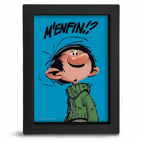 Cadre de collection Kraft The Good Gift Gaston Lagaffe M'enfin!? (15x20cm)
