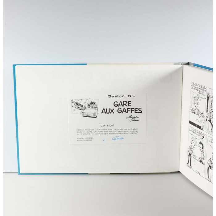 Deluxe album Editions du Grand Vingtième Gaston Lagaffe Gare aux gaffes ...