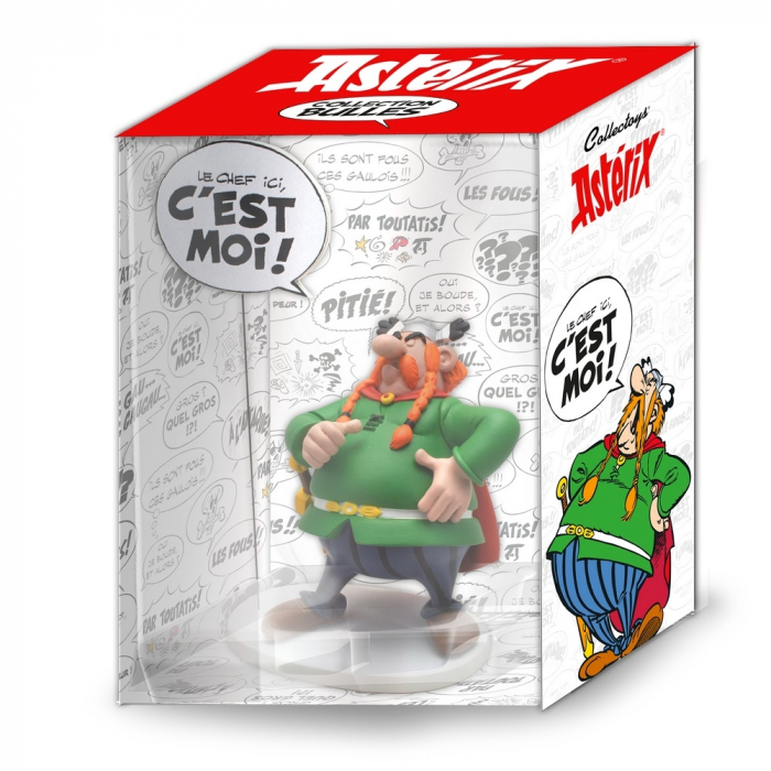 Figurine Plastoy Astérix: Chief Vitalstatistix le chef ici c'est moi ...