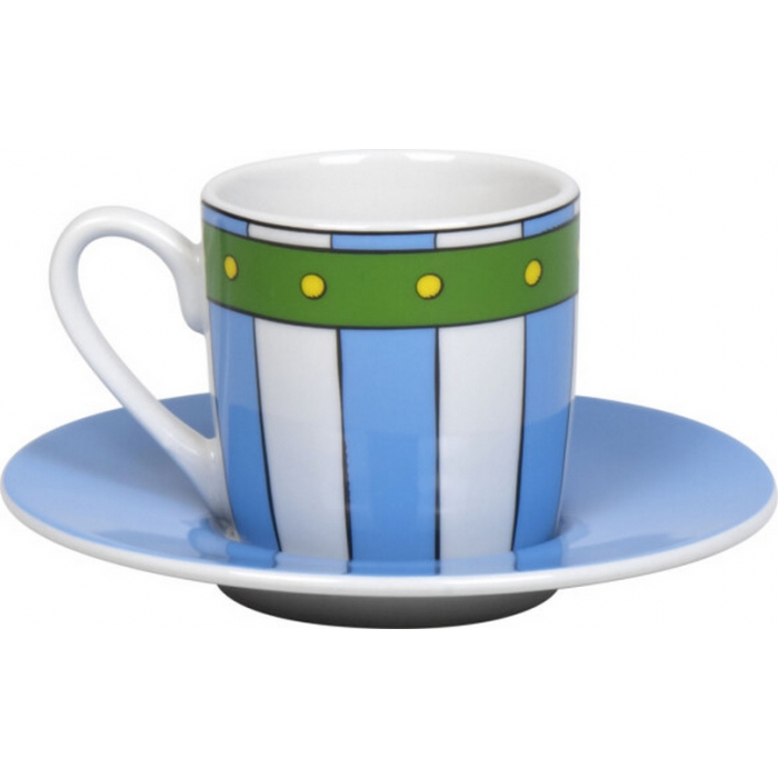 Könitz Espresso cup and saucer Astérix (Obelix pants)