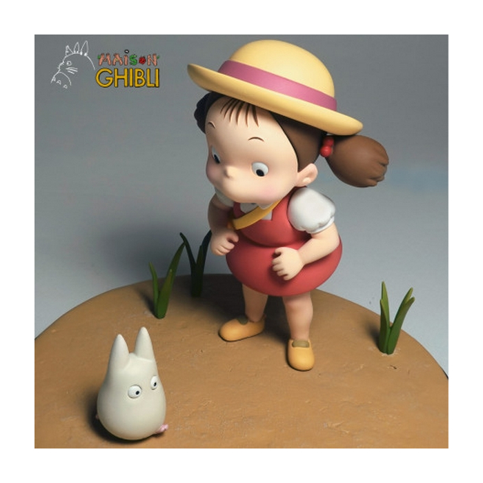 Figura de colección Ghibli Semic Mi vecino Totoro, Mei y pequeño Totoro ...
