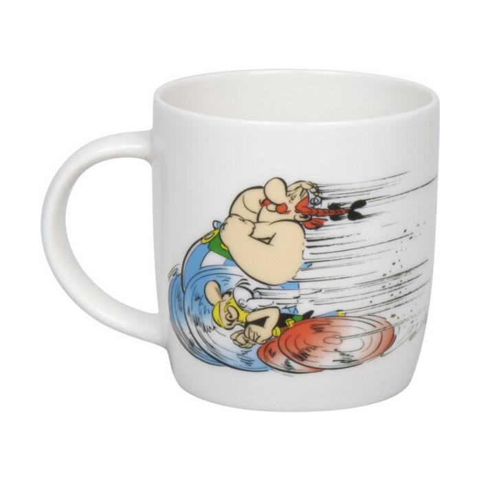 Taza mug Könitz en porcelana Asterix y Obelix (Correr)