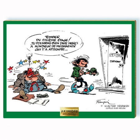 Collectible board Akimoff Franquin Gaston Lagaffe, Sixième étage (2024)