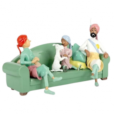 Collectible figurine Tintin and Snowy, the couch scene 29263 (2024)