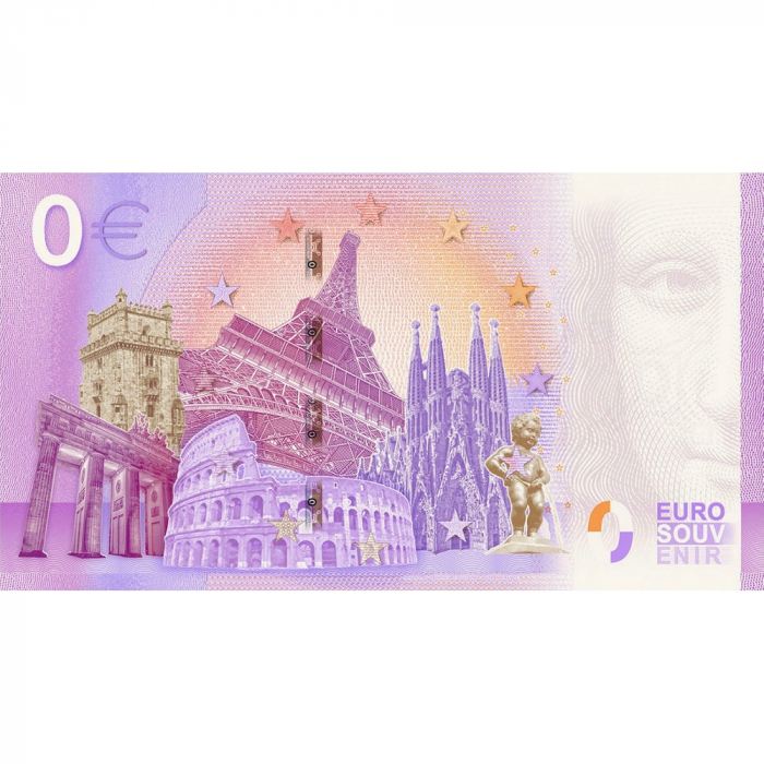 Bank note 0 Euro Souvenir Disney Mickey Steamboat Willie (2024)