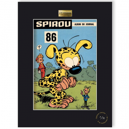 Poster collection Akimoff Spirou & Fantasio, Marsupilami géant 1962 (30x40cm)