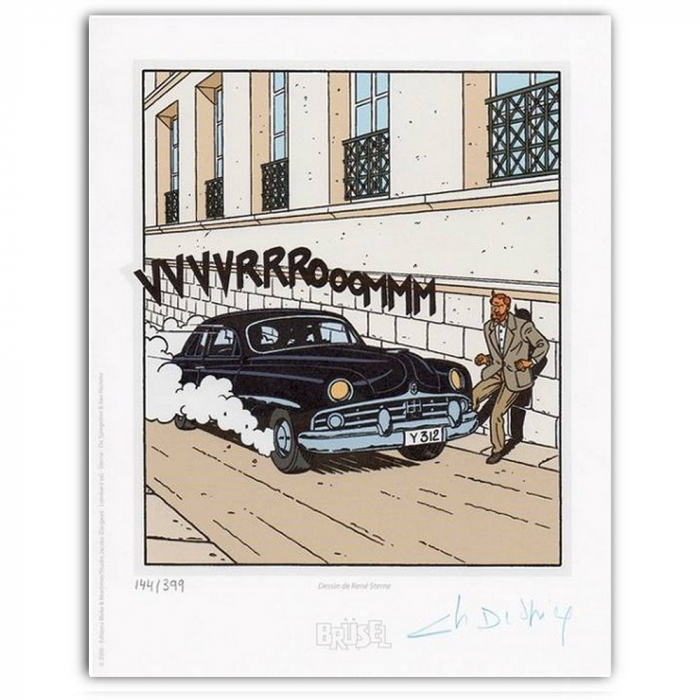 Ex-libris Offset Blake et Mortimer et le chauffard signé par De ...