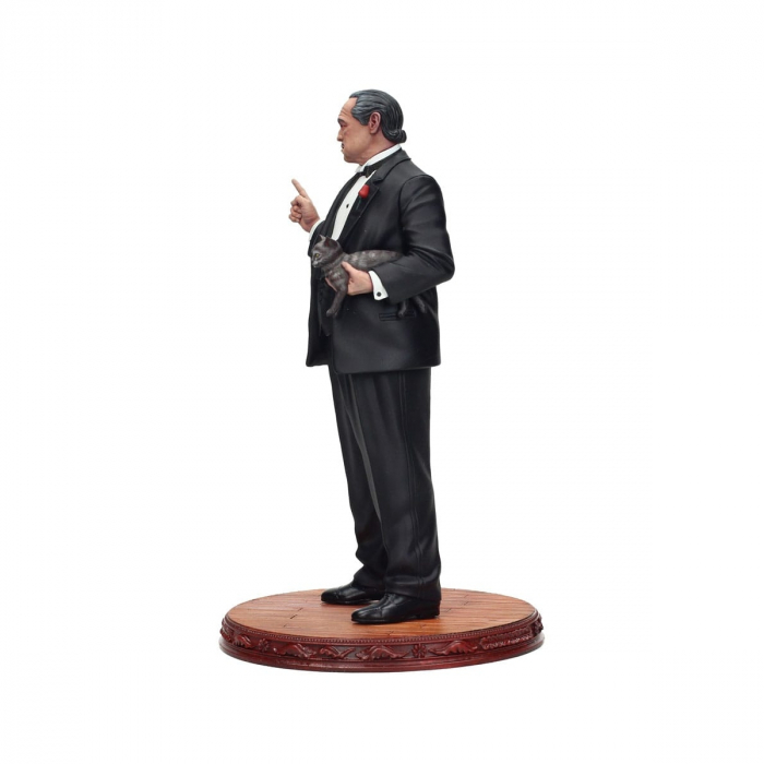 Collectible figurine SD Toys The Godfather, Vito Corleone with his cat ...