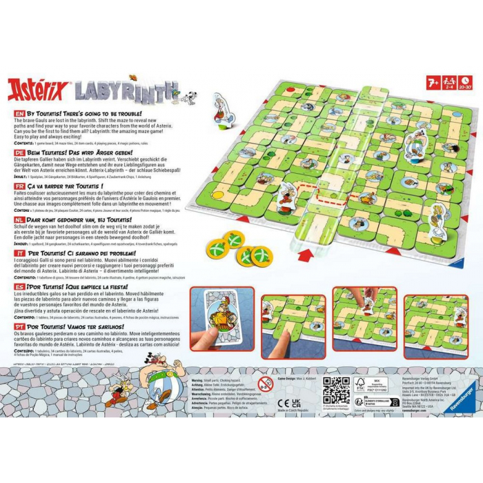 Ravensburger Board Game Asterix and Obelix (Labyrinth Asterix)