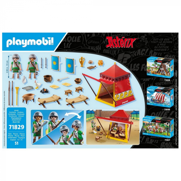 Playmobil collection Asterix and Obelix, Legionnaires' Tent (71829)