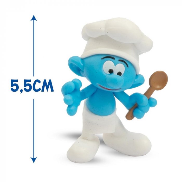 Box collectible Playset Giochi Preziosi, The Smurfs (The Smurf Chef Cooker)