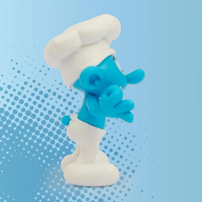 Box collectible Playset Giochi Preziosi, The Smurfs (The Smurf Chef Cooker)