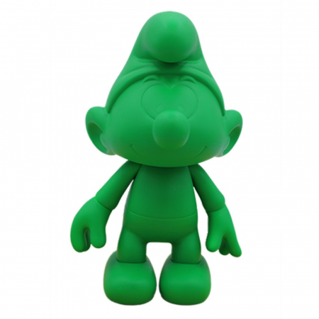 Figura de colección Puppy Los Pitufos: El Pitufo articulable Verde (2024)
