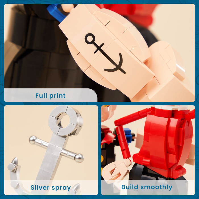 Construction set figurine Pantasy Popeye & Olive Oyl (86401)