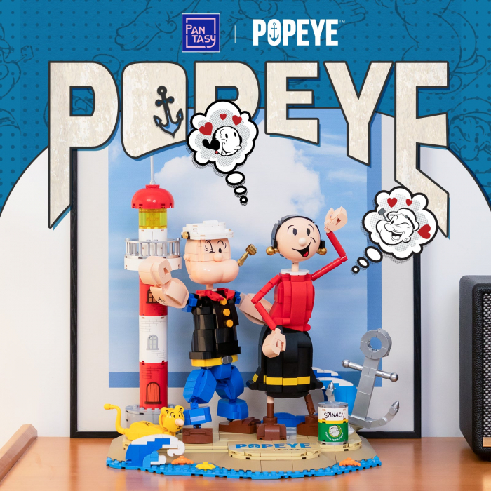 Construction set figurine Pantasy Popeye & Olive Oyl (86401)