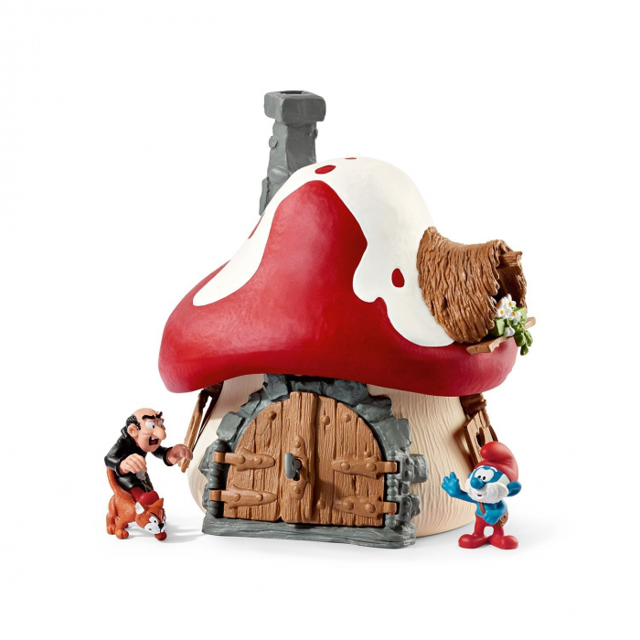 Smurf House with Papa Smurf and Gargamel figures Schleich® (20803)