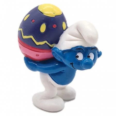 The Smurfs Schleich® Figure - Smurf carrying Easter Egg (520515)