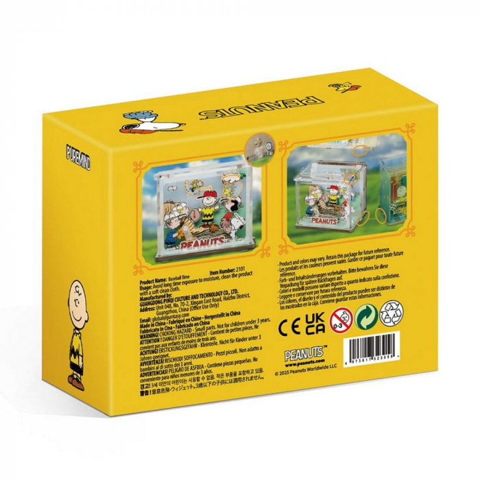 DIY assembly diorama Pantasy Peanuts Snoopy, Baseball (2101)
